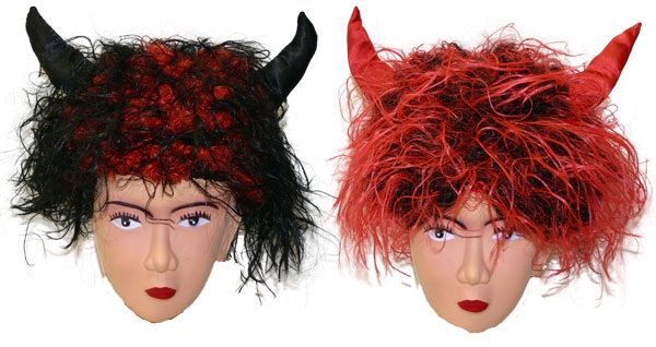 Paruka na čerta s rohy - Hračky Domino
