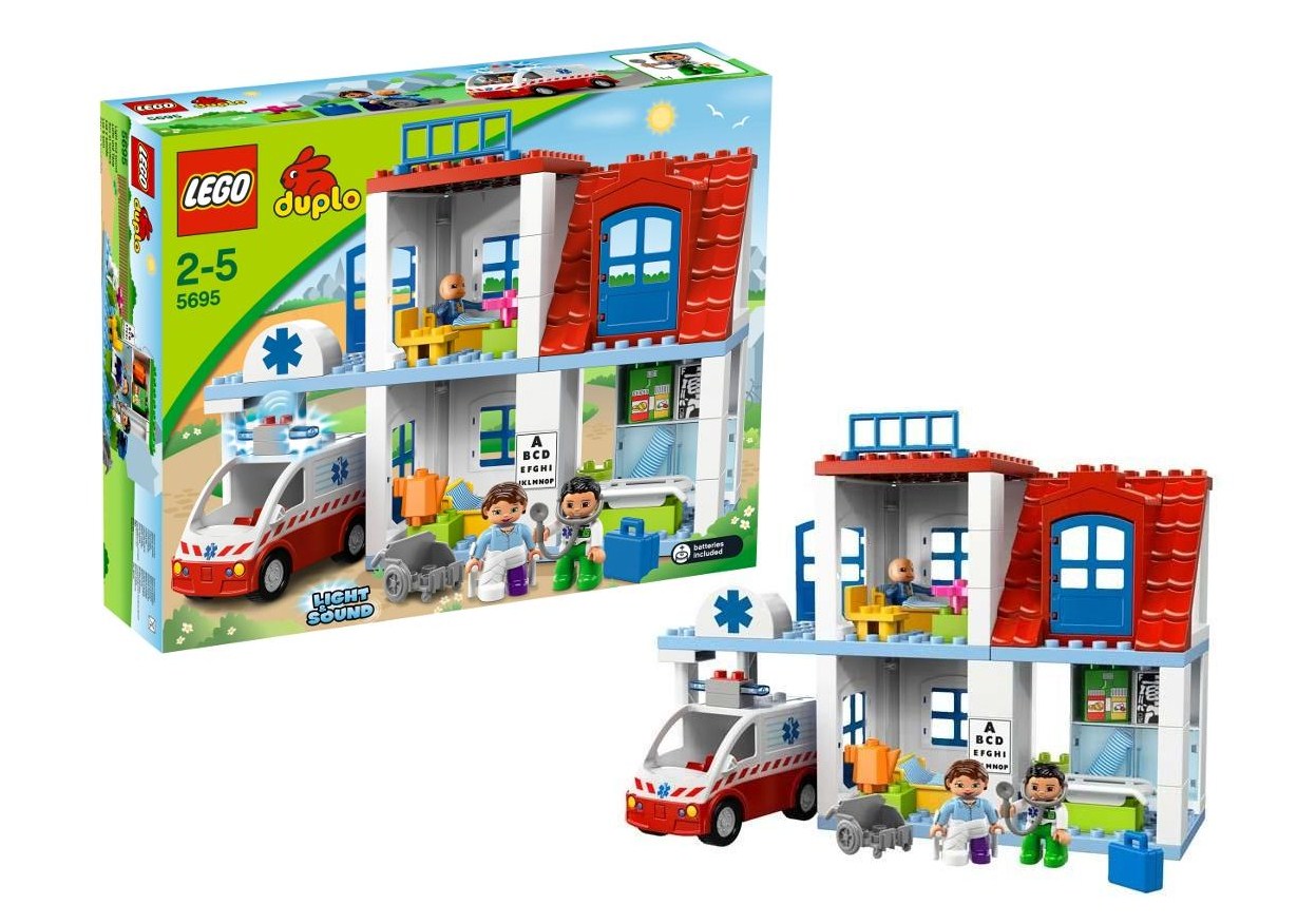 Lego Duplo 5695 Nemocnice Hra ky Domino Lego Duplo 5695 Nemocnice Hra ky Domino
