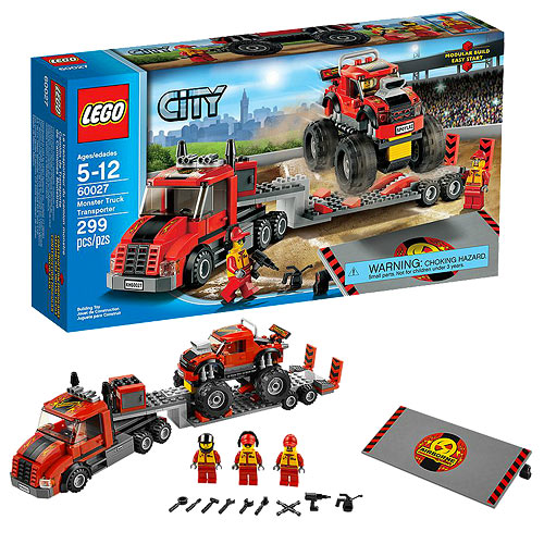 Lego City 60027 - Transportét Monster trucků - Hračky Domino