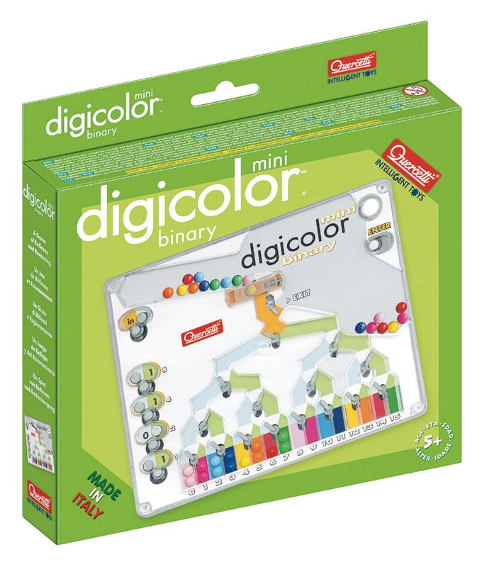 Quercetti - Mini Rami Digicolor - Hračky Domino