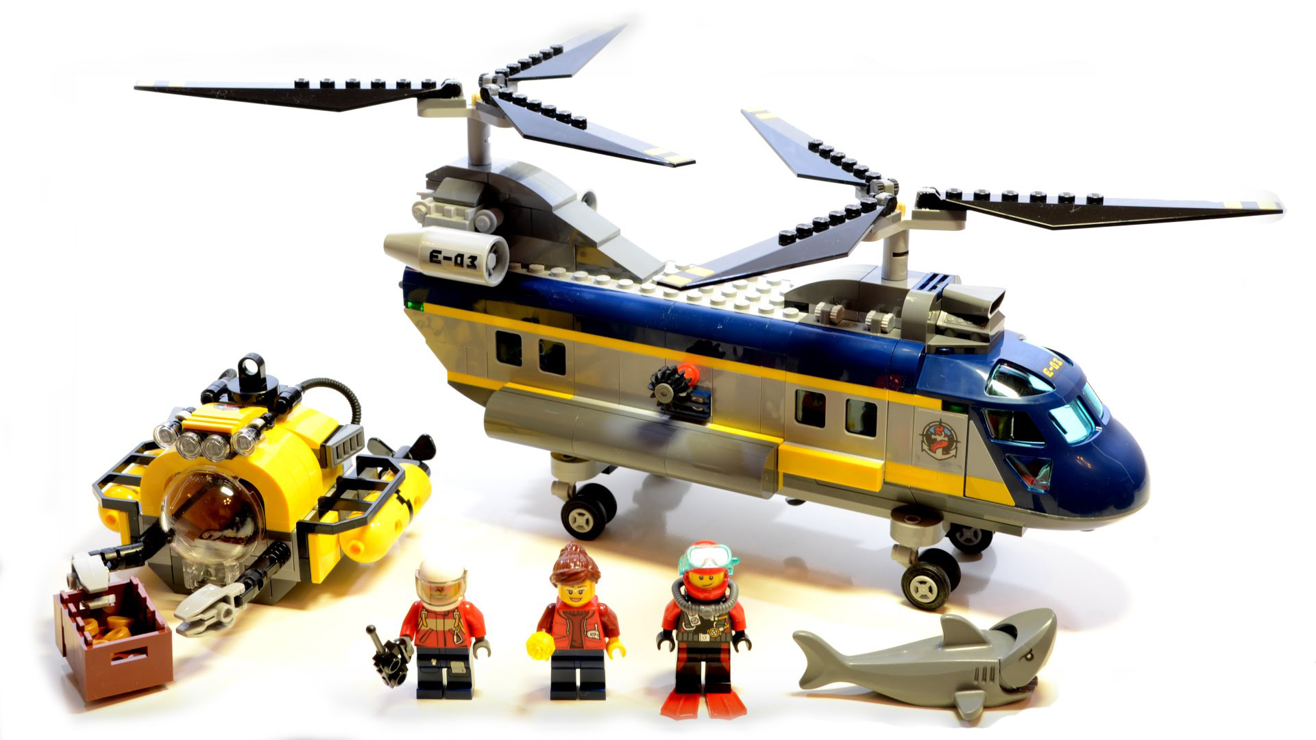 Lego City 60093 - Vrtulník pro hlubinný výzkum - Hračky Domino