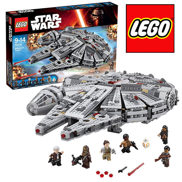 Lego Star Wars 75105 - Millenium Falcon - Hračky Domino